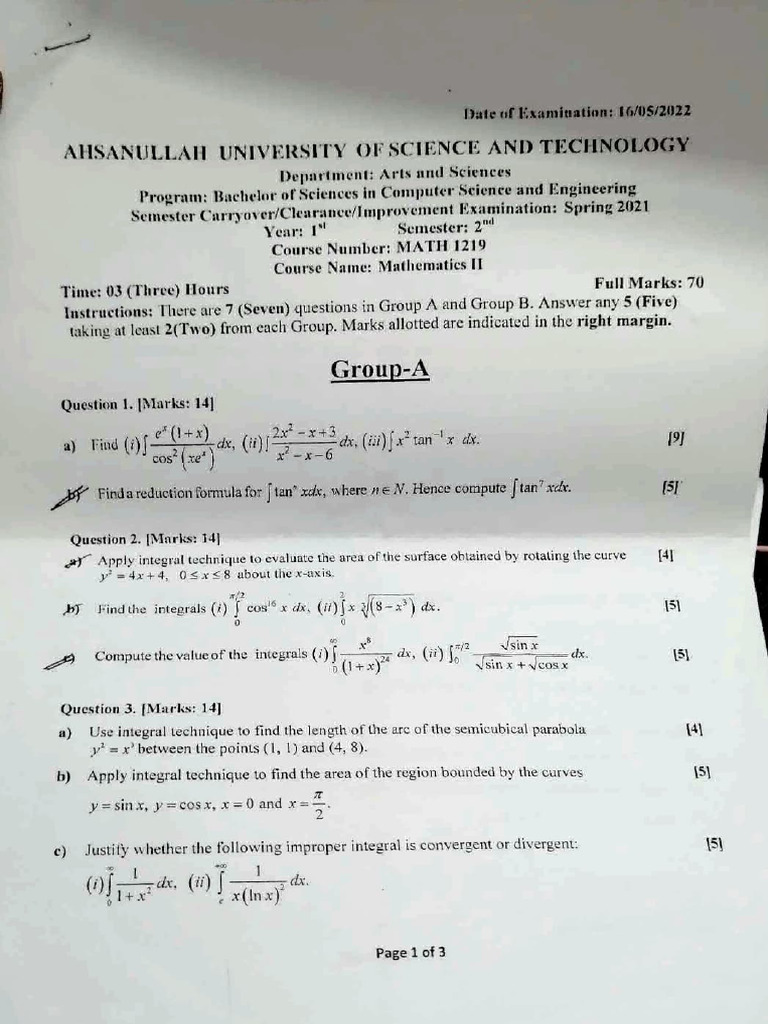 math_cci_questions | PDF | Equations | Mathematical Analysis