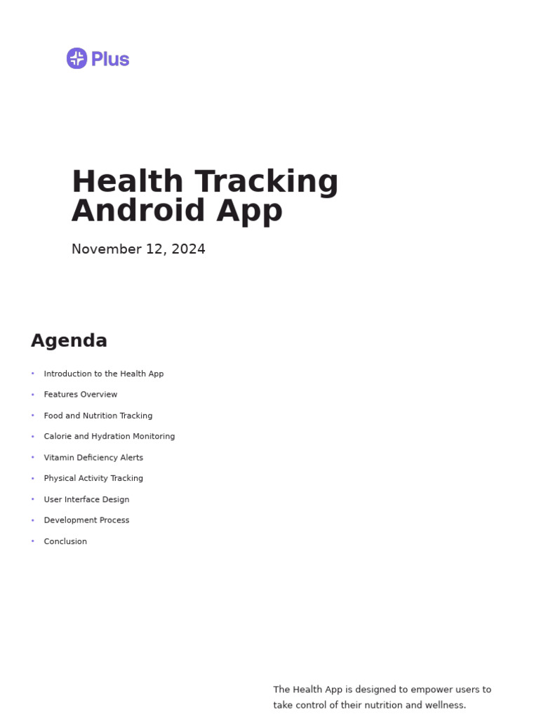 Health Tracking App Features Guide | PDF | Vitamin | Dietary Supplements