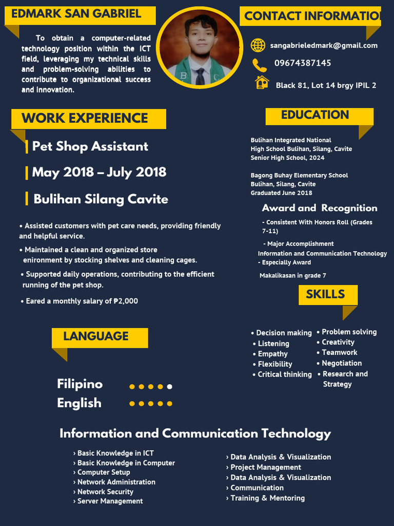 Dark Blue & Yellow Professional History Creative Resume_20241029_072552 ...