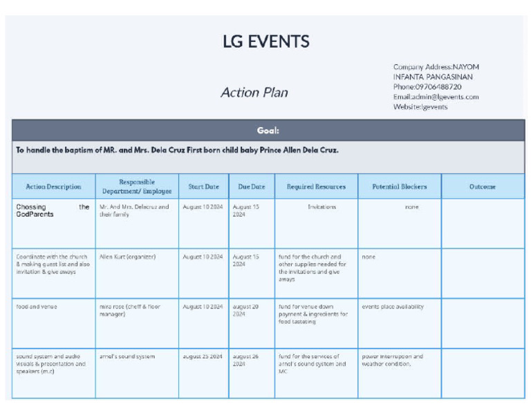 Action Plan | PDF