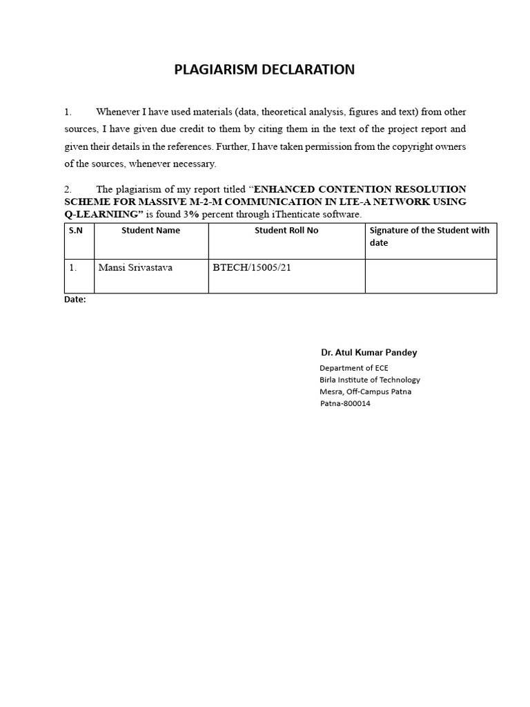 Plagiarism Mansi (1)-1 | PDF