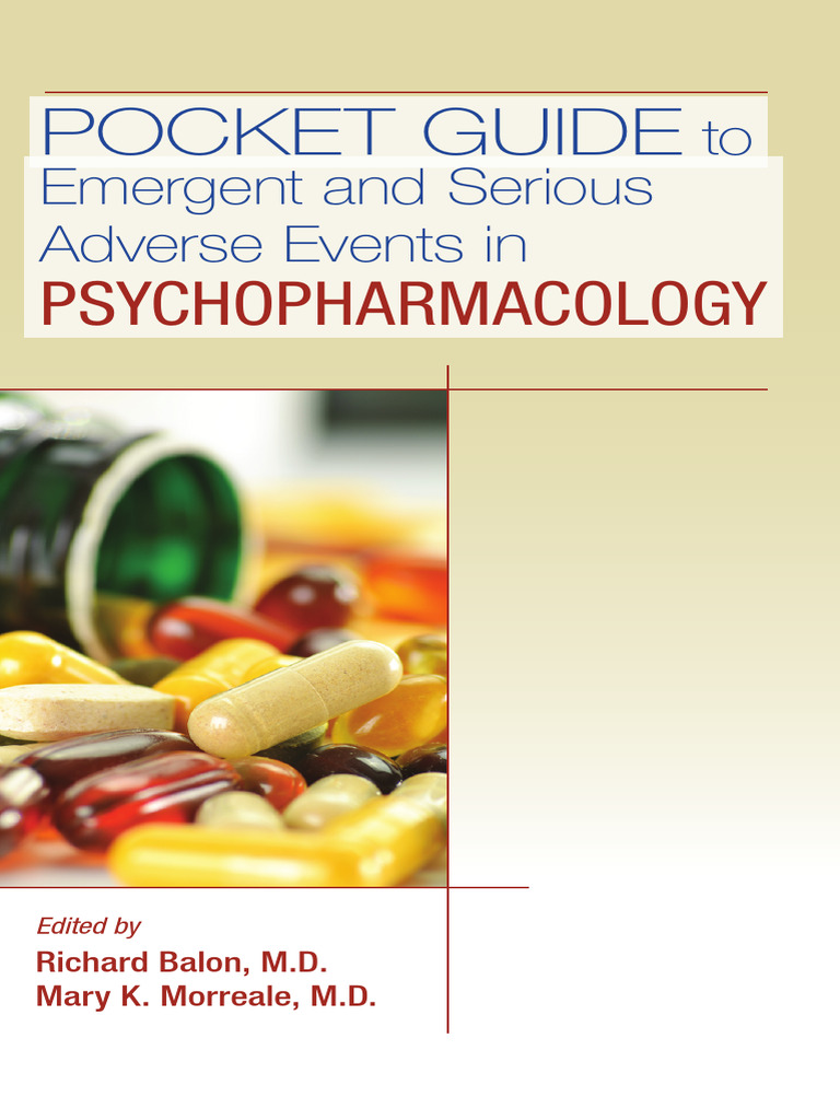 Free Download PDF Pocket Guide To Emergent and Serious Adverse Events in Psychopharmacology ...