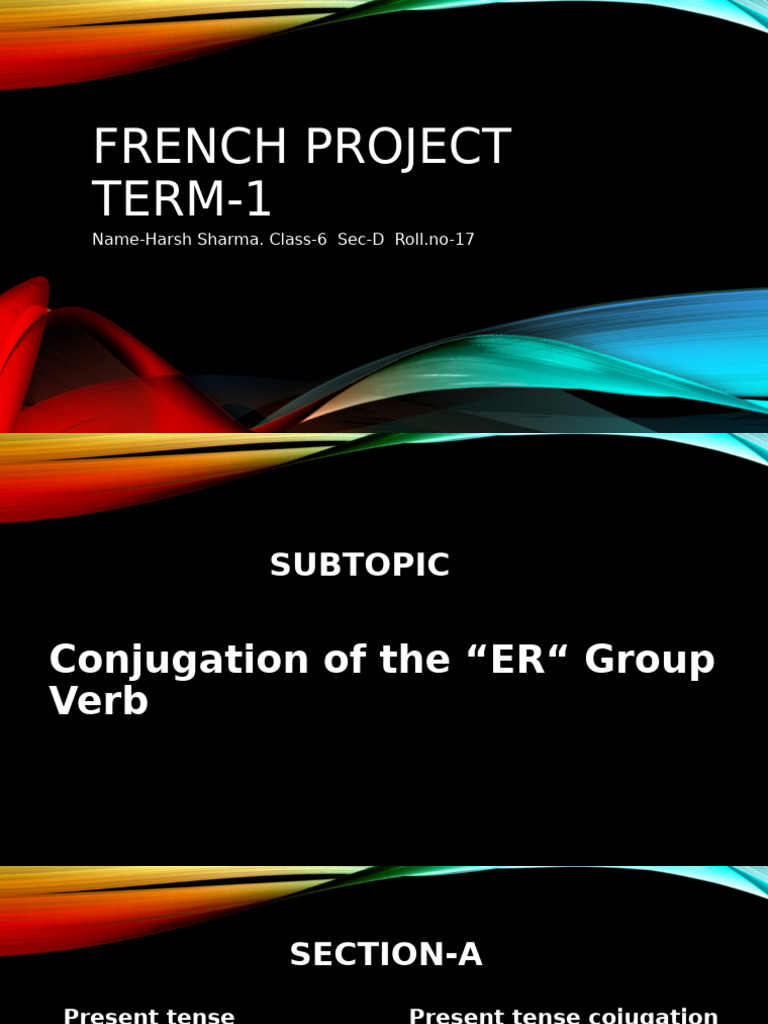 French Project Term-1 | PDF