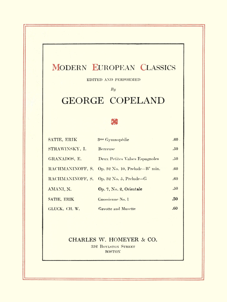 Satie Gnosienne Homeyer | PDF