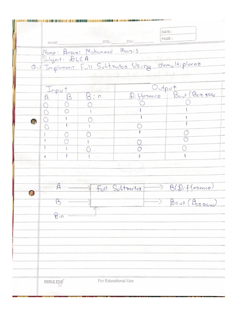 DLCA Assignment No 1 | PDF