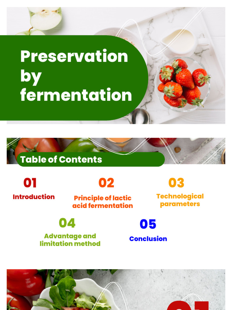 Preservation by Fermentation Microbes 2 | PDF | Fermentation | Lactic Acid