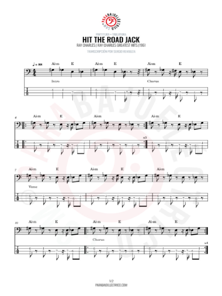 Hit The Road Jack | PDF