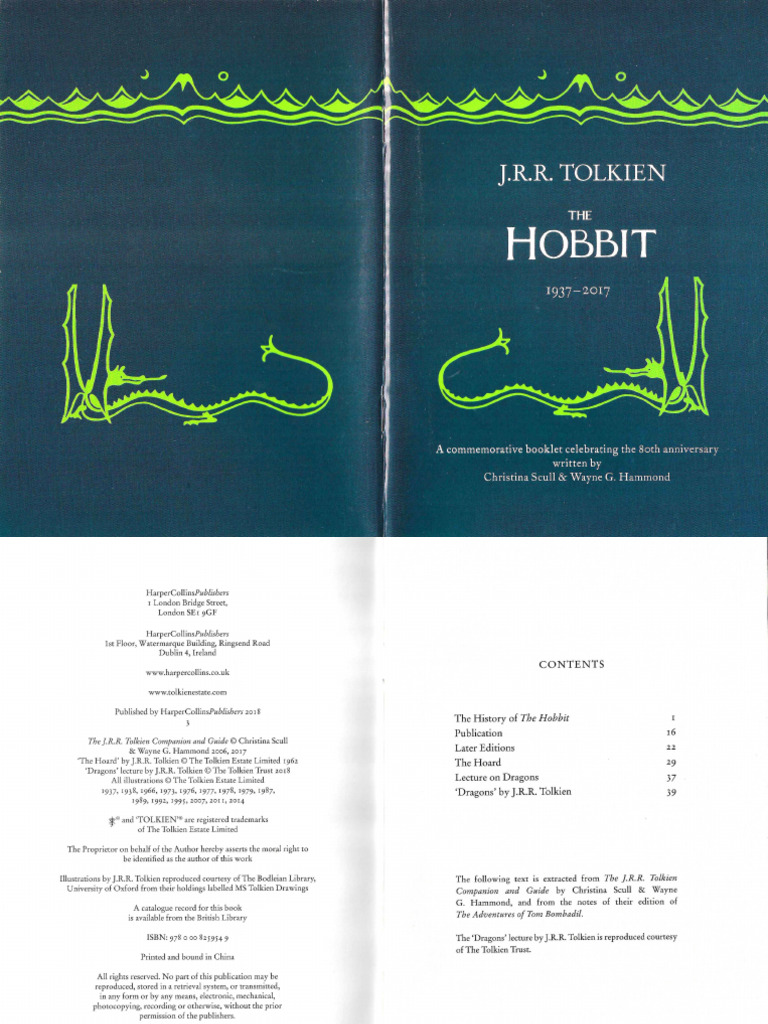 J.R.R. Tolkiens the Hobbit 1937-2017 (Christina Scull Wayne G. Hammond) (Z-Library) | PDF | The ...