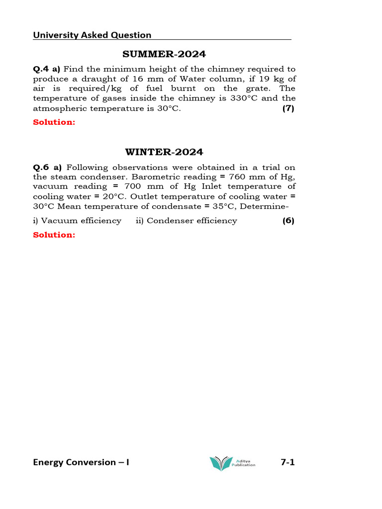 EC-I Unsolved Problem (S,W-2024) | PDF