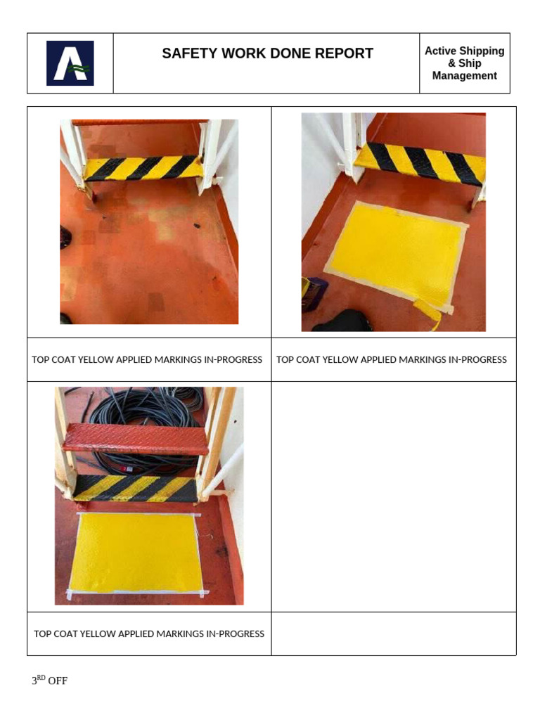 Safety Work Done Report 12.01.2024 | PDF