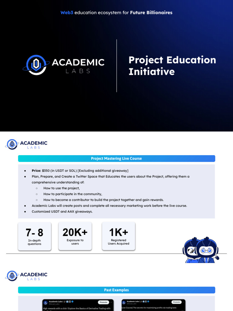 Academic Labs - Project Education Initiative - Masterclass | PDF