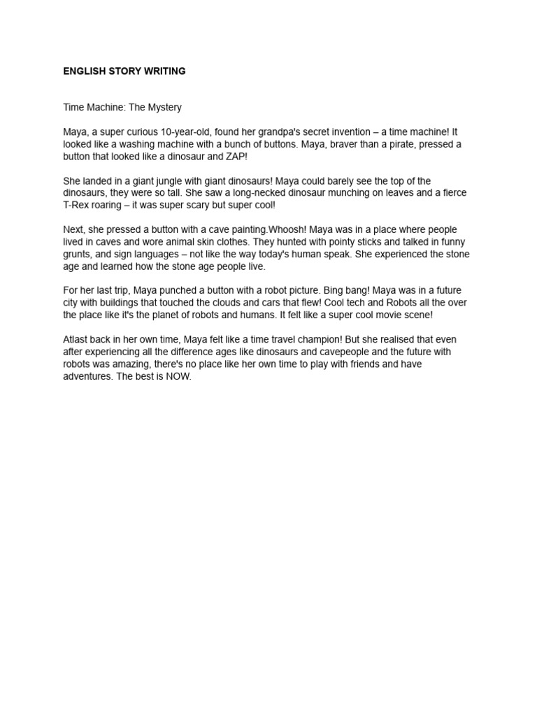 Time Machine Adventure: Maya's Journey | PDF