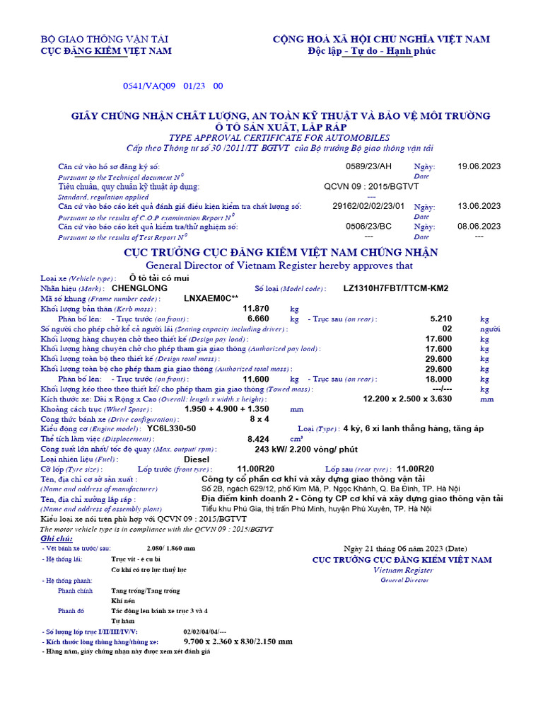 CHENGLONG LZ1310H7FBT.TTCM-KM2 | PDF