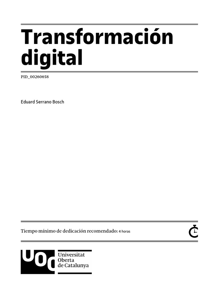 Transformación digital | PDF | Modelo de negocio | Innovación