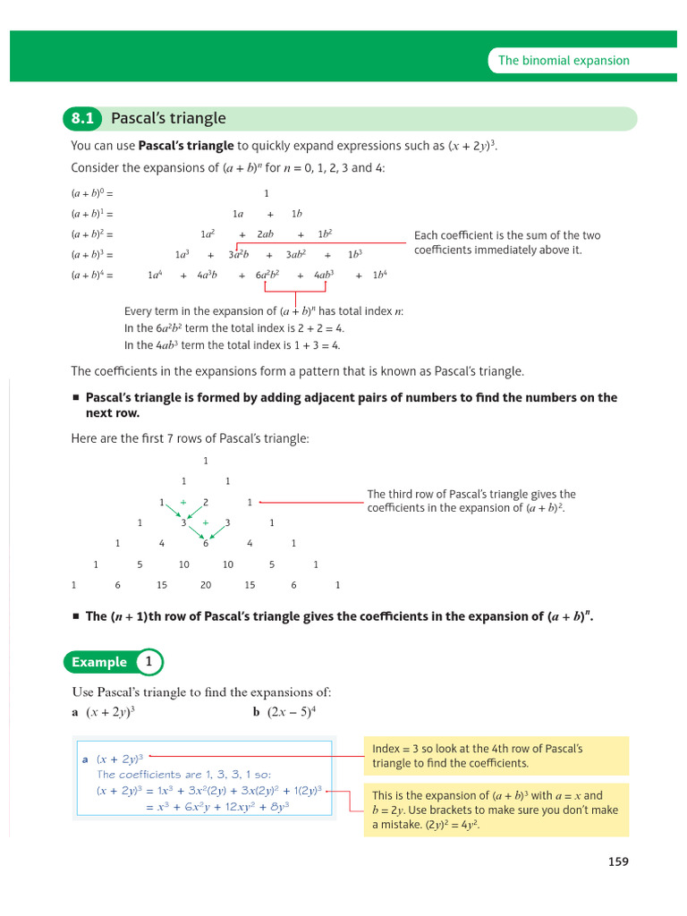 Binomial Expansion Pdf Elementary Mathematics Discrete Mathematics