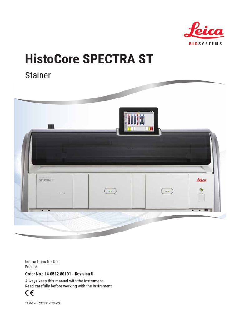 Histocore Spectra ST Ifu 2v1u en | PDF | Medical Device | Safety