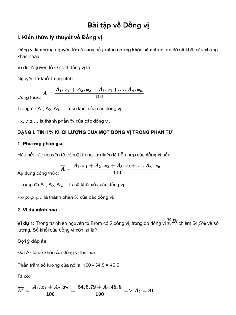 Bai-Tap-Ve-Dong-Vi 2 | PDF