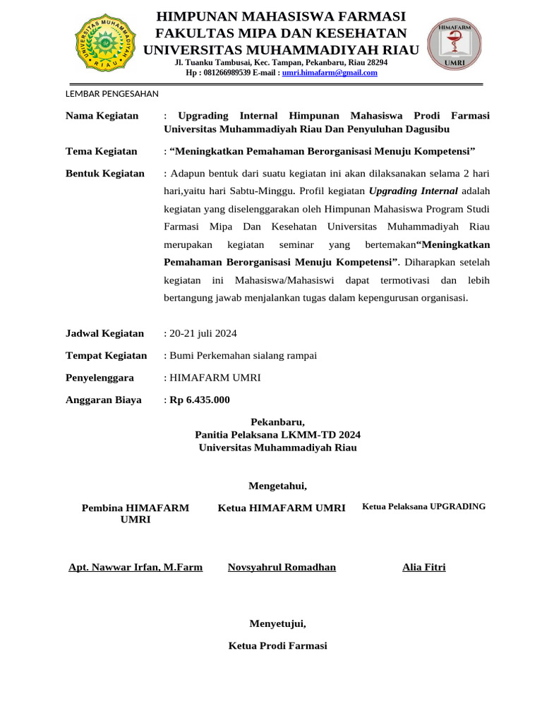 LPJ Upgrading Himafarm 2024 | PDF