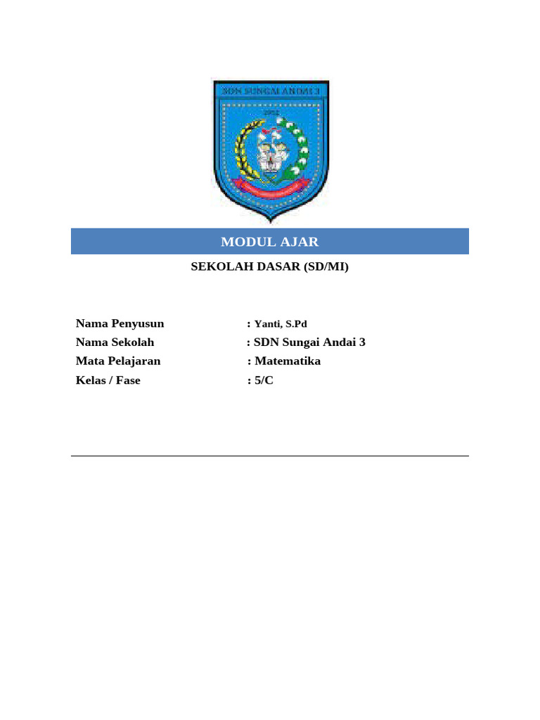 Ma MTK Pengurangan Fase C Kelas 5 | PDF