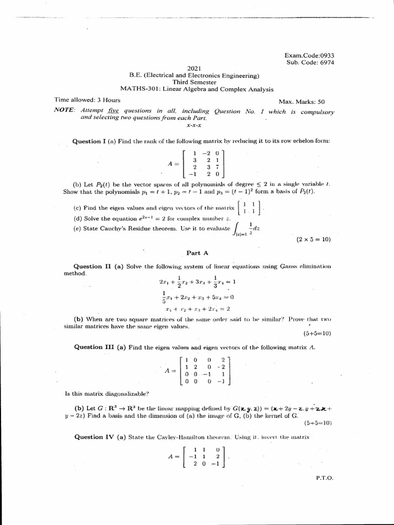 2021JAN3RDSEMBEECEMATHS301 | PDF