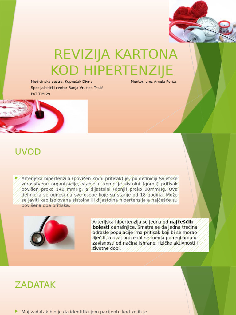 Revizija Kartona Kod Hipertenzije | PDF
