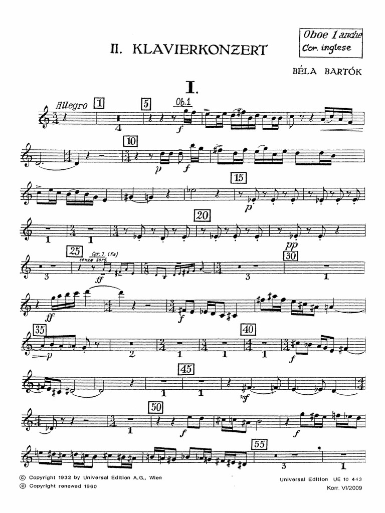 4 - IMSLP - Concerto Pour Piano N°2 - Hautbois 1 & Cor Anglais | PDF