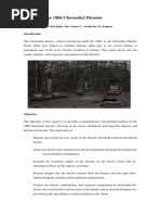 Chernobyl Case Study | PDF | Chernobyl Disaster | Radioactive Contamination