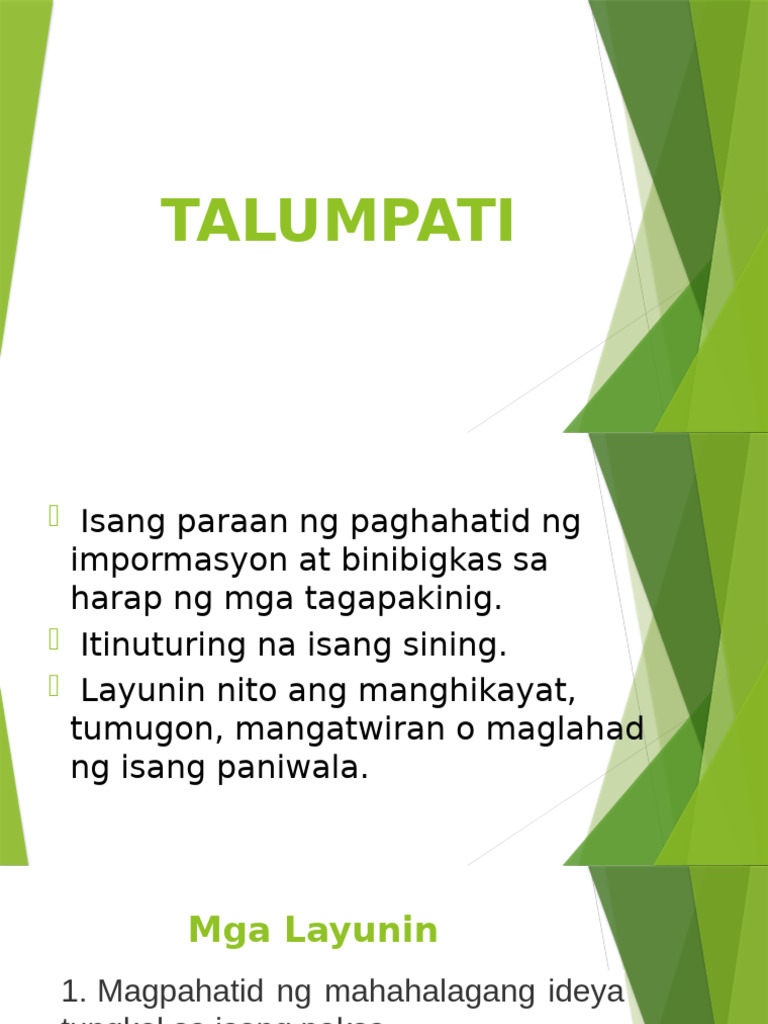 Talumpati 2 | PDF