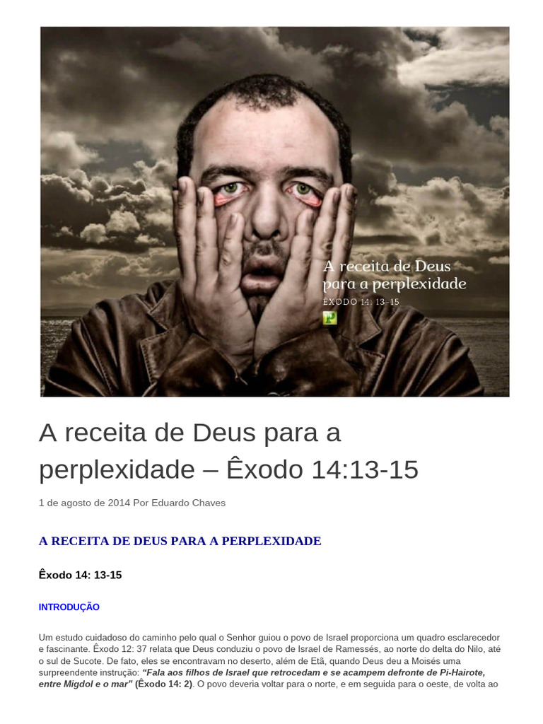 A-receita-de-Deus-para-a-perplexidade-–-Exodo-14_13-15 (2)[1] | PDF ...