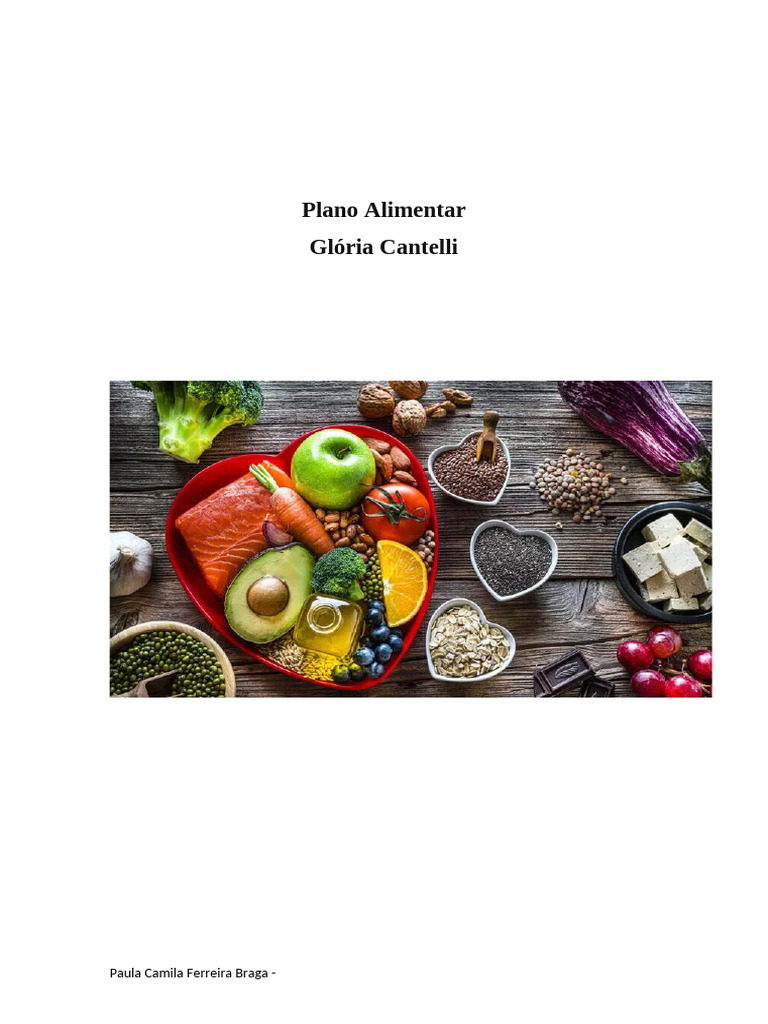 Plano Alimentar Saudável e Variado | PDF | Sopa de galinha | Alimentos