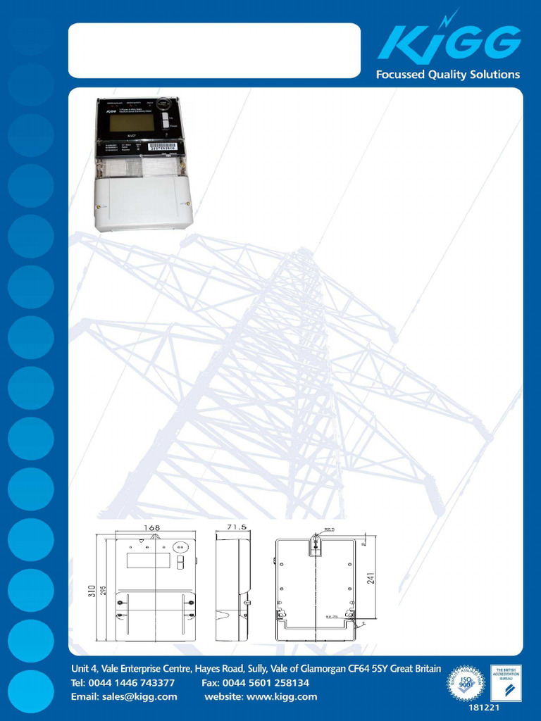 RDC 3PH Bluetooth Meter 0511v1.1 | PDF | Bluetooth | Electrical Engineering