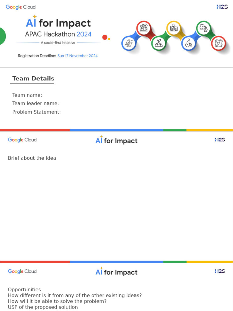 AI For Impact - Idea Submission | PDF