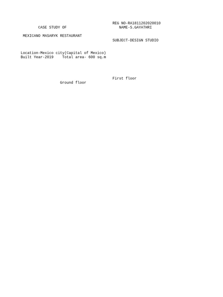 Restaurant Case Study | PDF