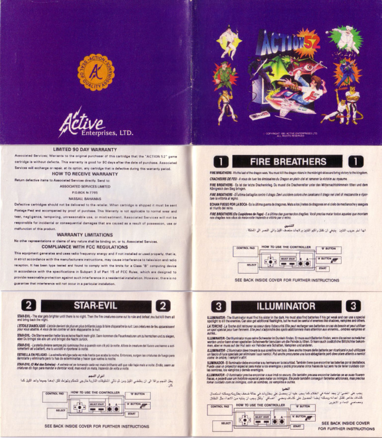 Action 52 (USA) (Rev A) (Unl) - (Us) | PDF