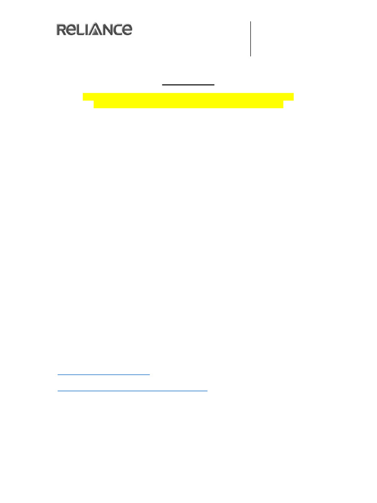 Media Release - Reliance Infra and Reliance Power | PDF | Economies