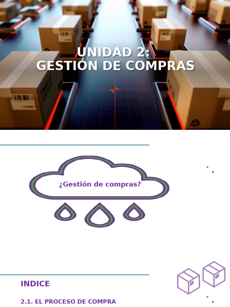 UD2 GestionDeCompras Diapositivas (2) | PDF | Business | Obtención