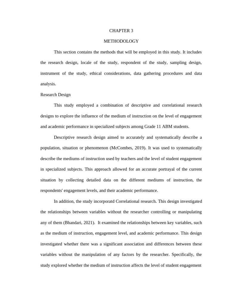 CHAPTER-III | PDF | Survey Methodology | Statistics