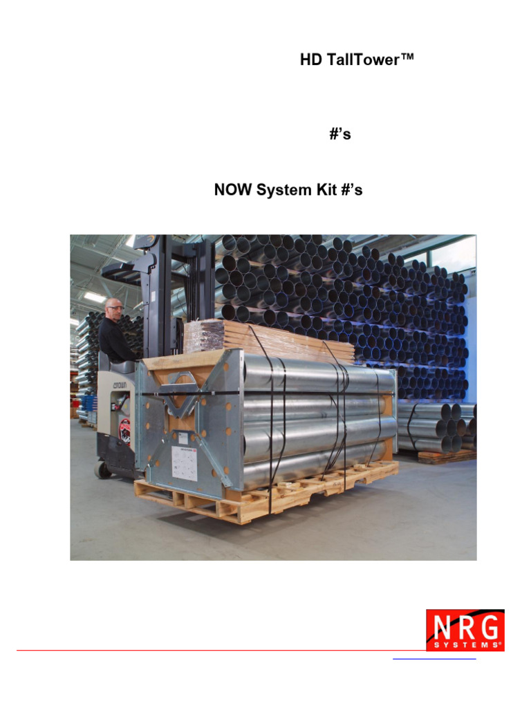 NRG 60m and 50m XHD TallTower Installation Manual - Rev 3.0 | PDF ...