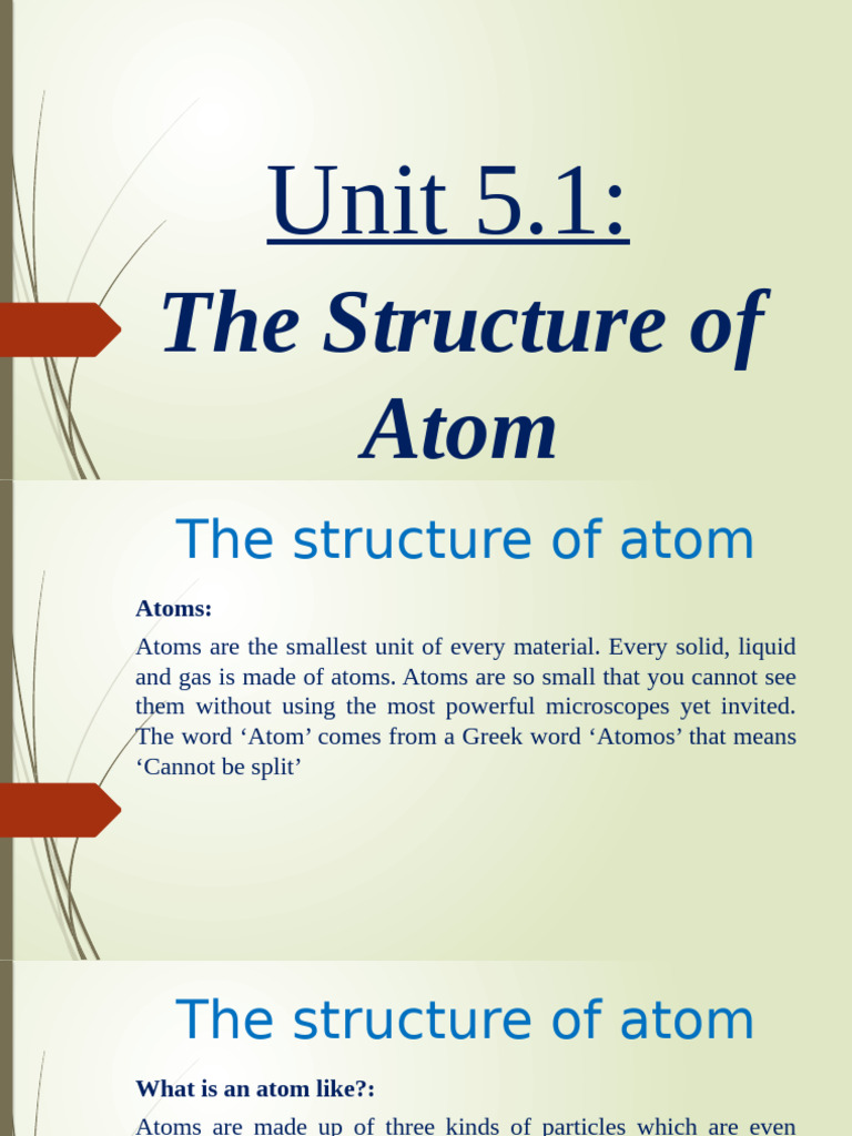 Understanding Atomic Structure Basics | PDF | Atoms | Atomic Nucleus