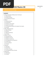 Physics Notes p1 o Level | PDF