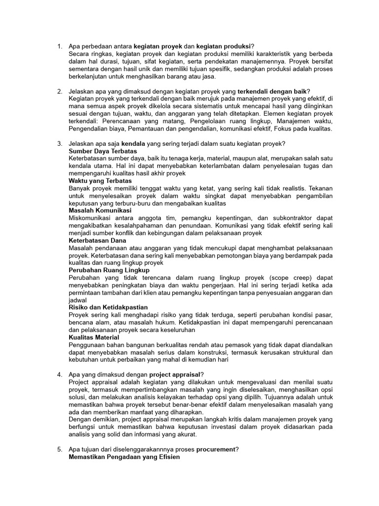 Cheat Sheet Manpro | PDF