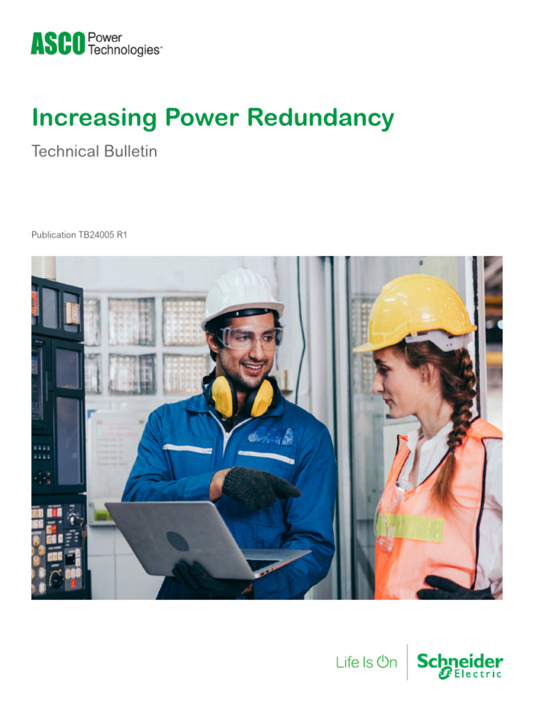 Power Redundancy with Tie Breakers | PDF | Electric Generator | Switch
