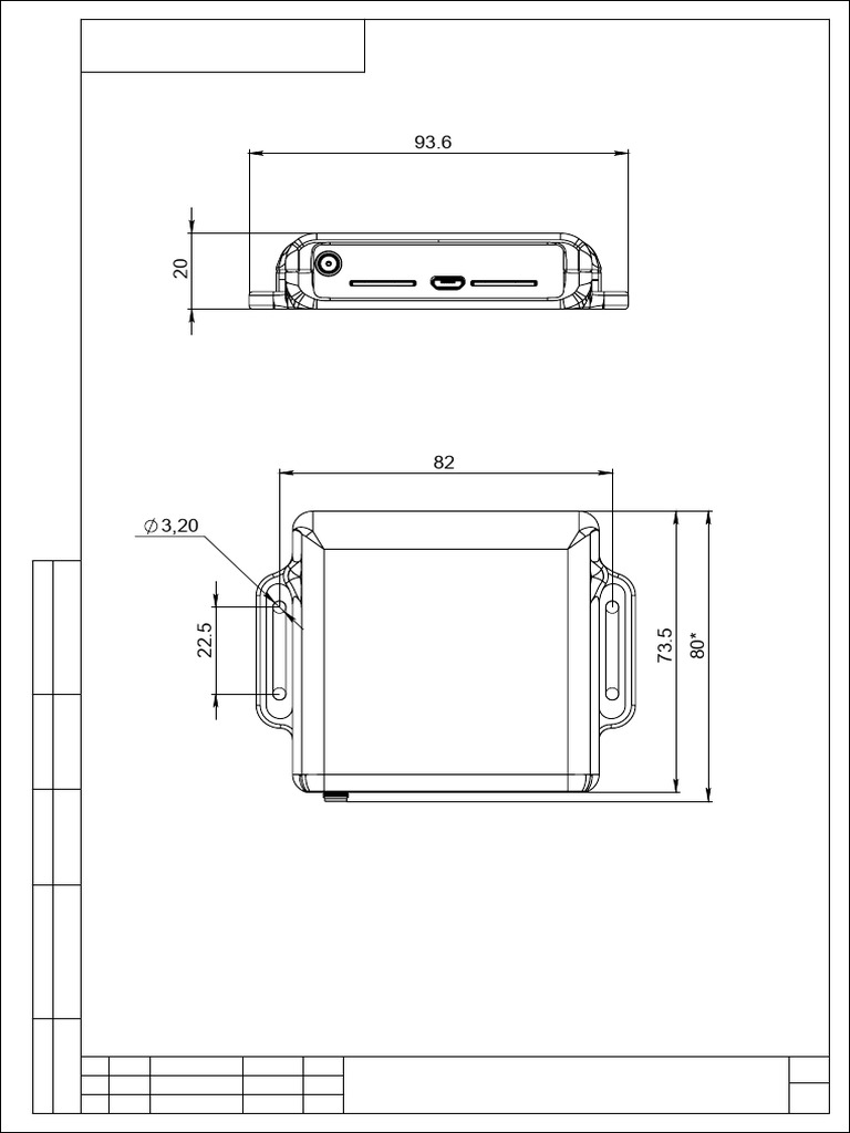 Tu32 Mountingdrawing | PDF