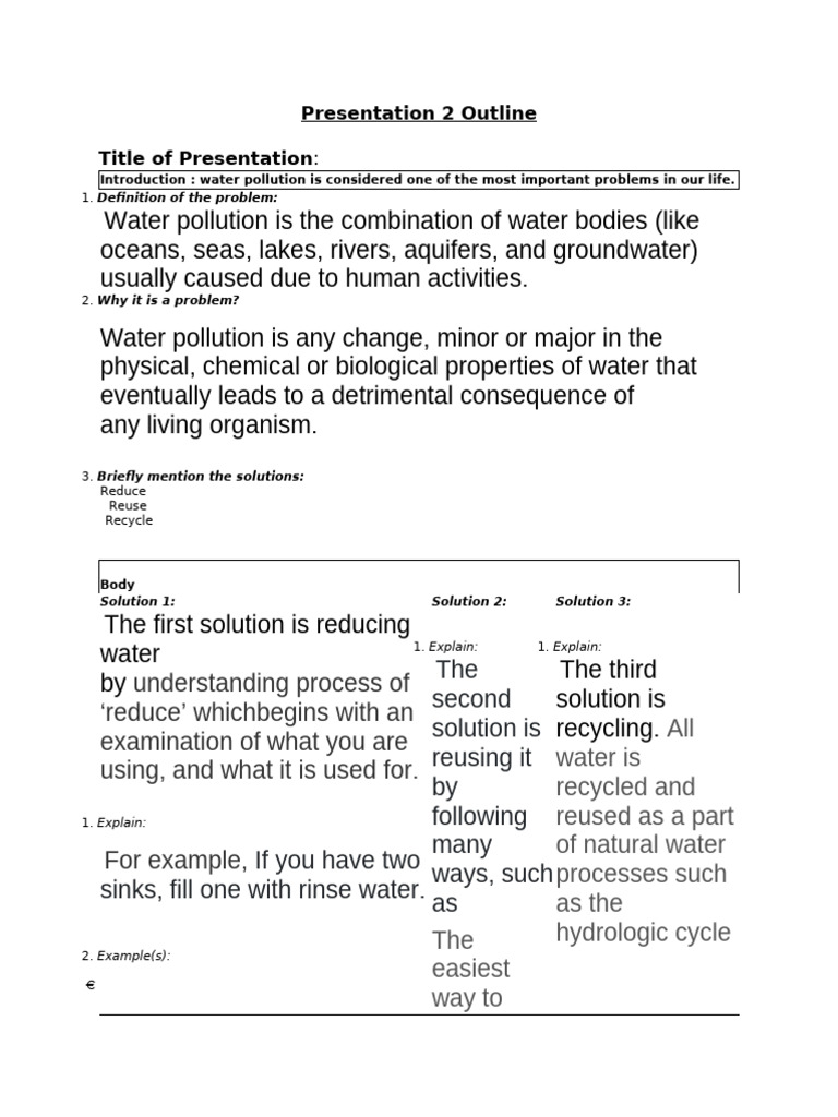 Presentation 2 Water Pollution | PDF | Water | Water Pollution