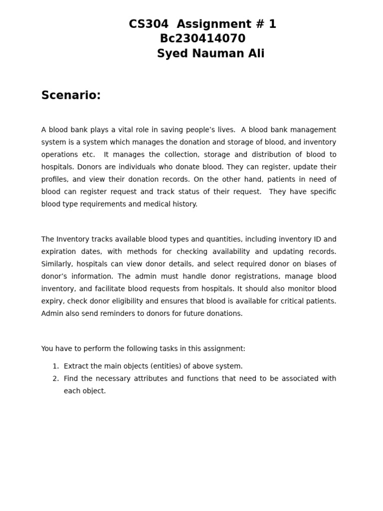 CS 304 Assignment 1 Solution | PDF | Hospital | Medical Specialties