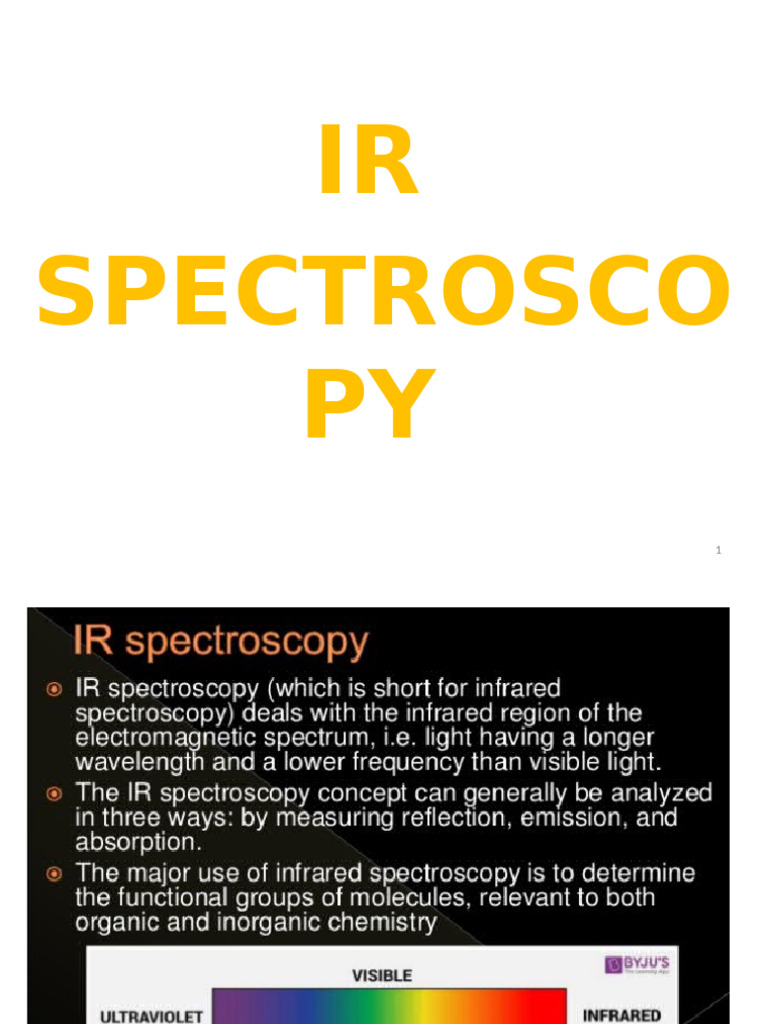 2-IR Spectros | PDF