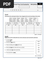 Grade5 English Practice Test | PDF