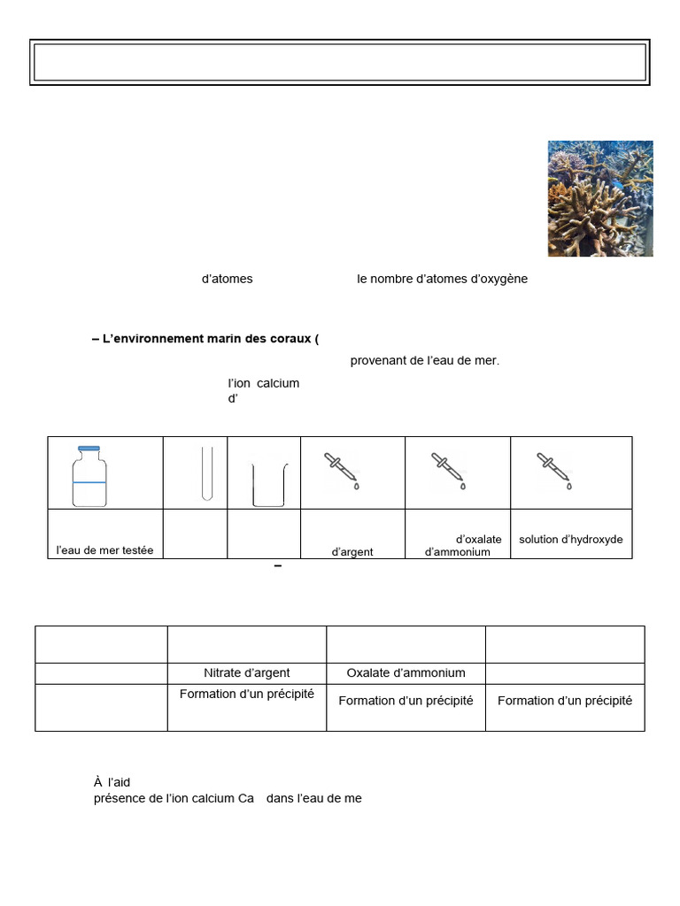 Explorer Les Fonds Marins | PDF | Ion | Ammonium