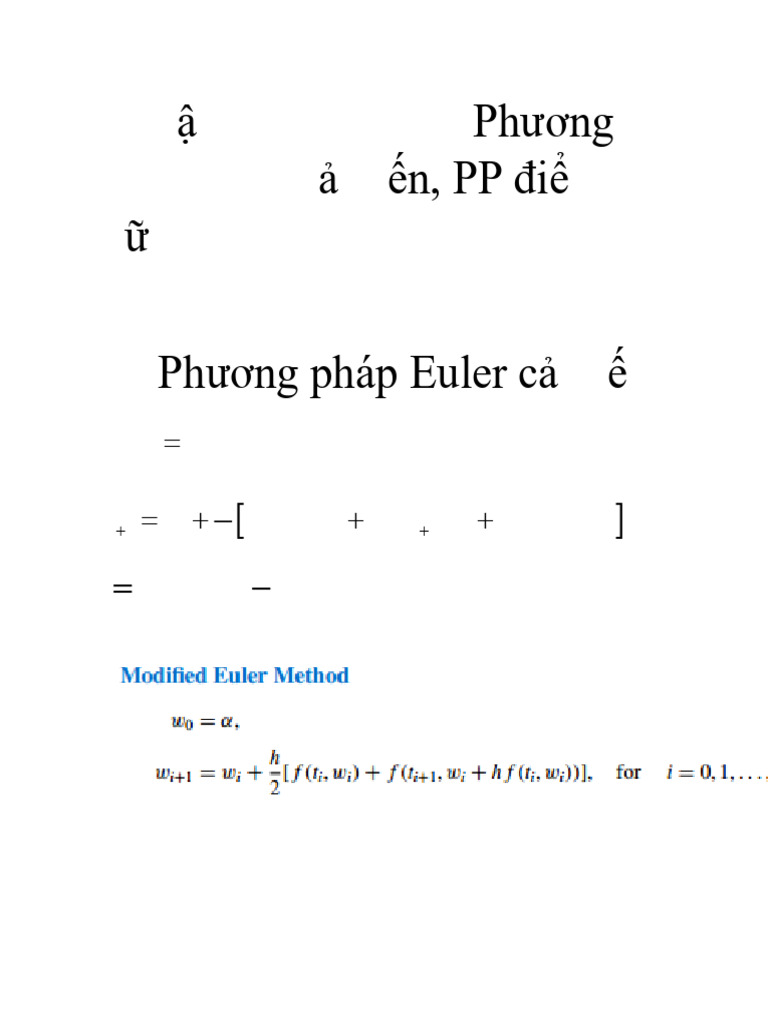 Bài tập Ch7 Bài 3Pb. Phương pháp điểm giữa và PP Heun | PDF