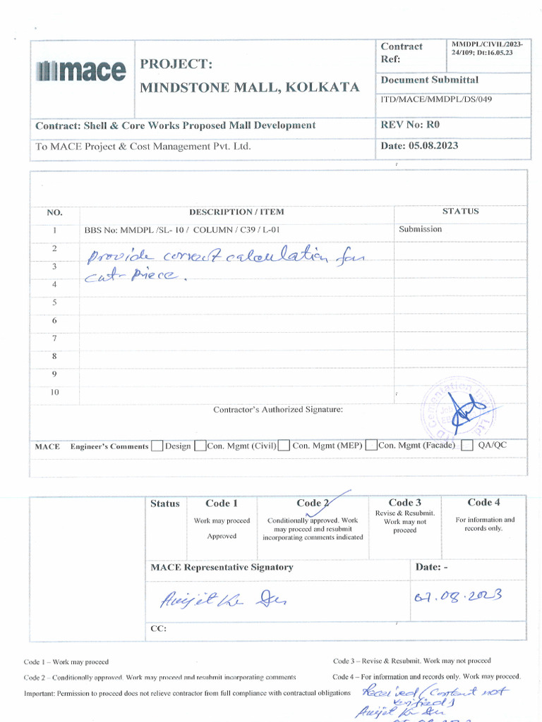 Submittal No. 049 (R0) | PDF
